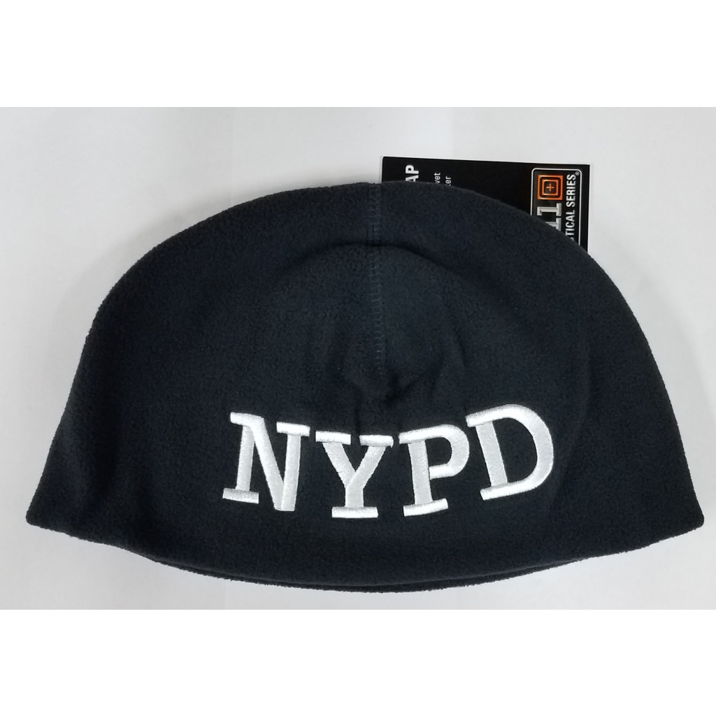 5.11 NYPD Watch Cap with White Embroidery - Outerwear - NYPD Uniforms